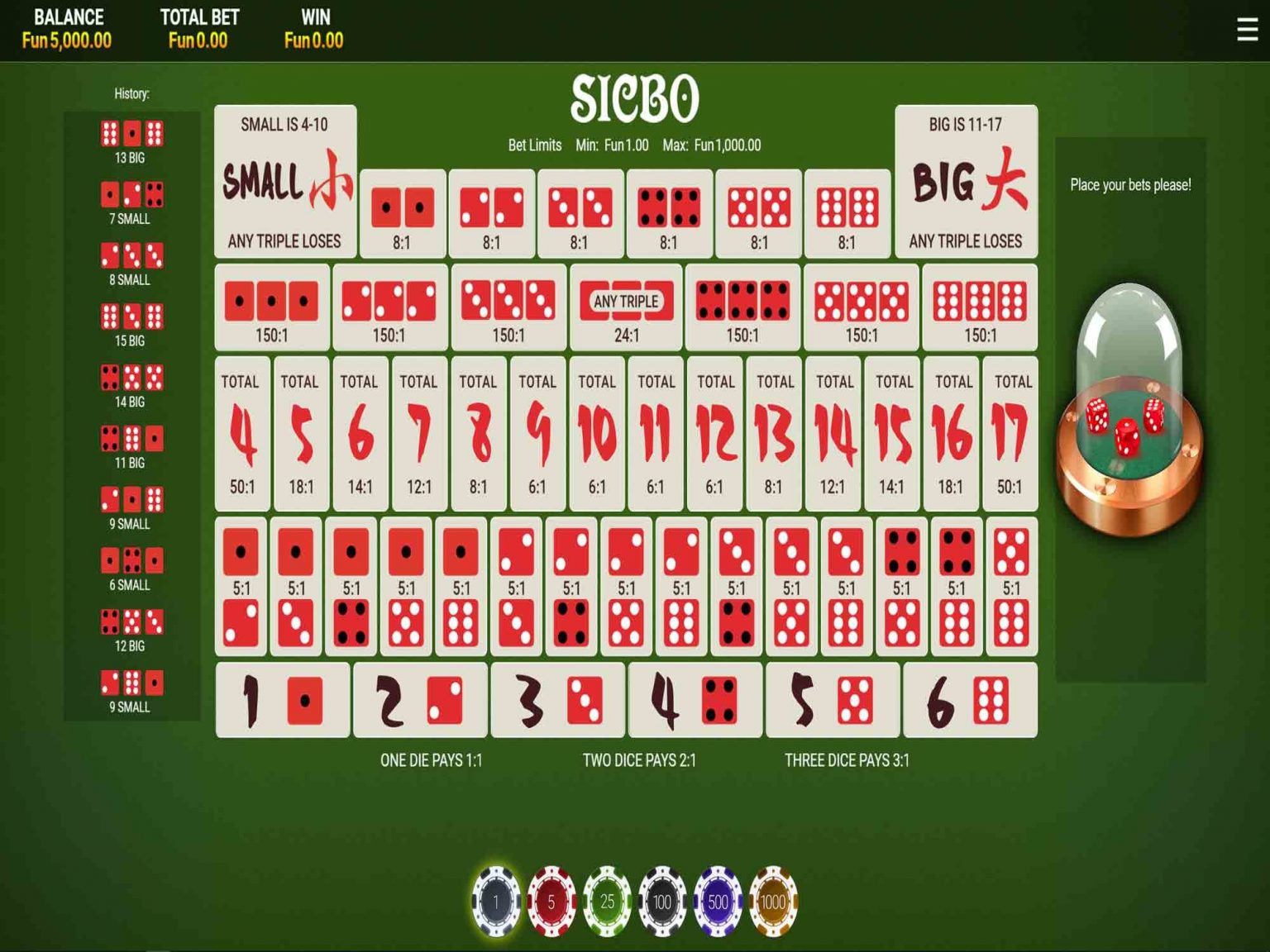 เคล็ดลับเจ็ดอันดับแรกสำหรับผู้เล่น SICBO เพื่อรับเงินจริง